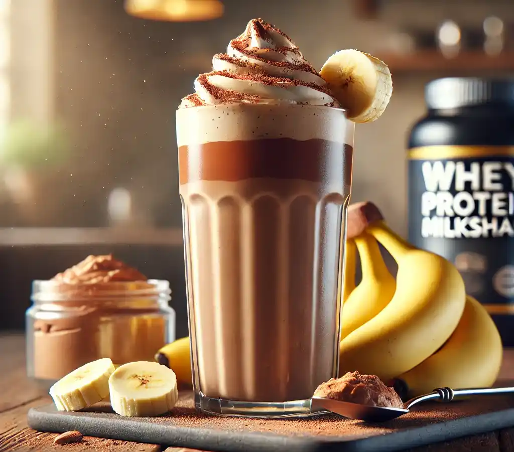 Milkshake proteico com whey: cremoso e nutritivo